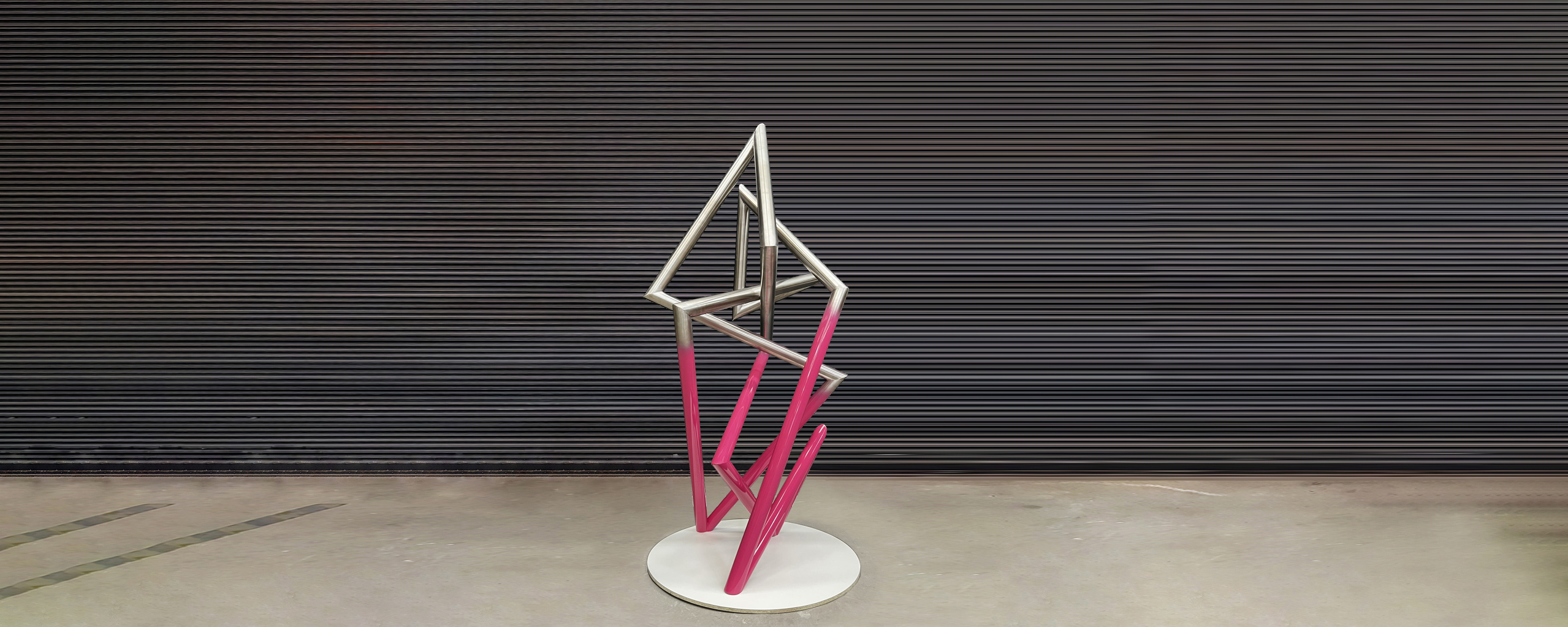 Refraction Series Plasma Pink | Lump Sculpture Studio